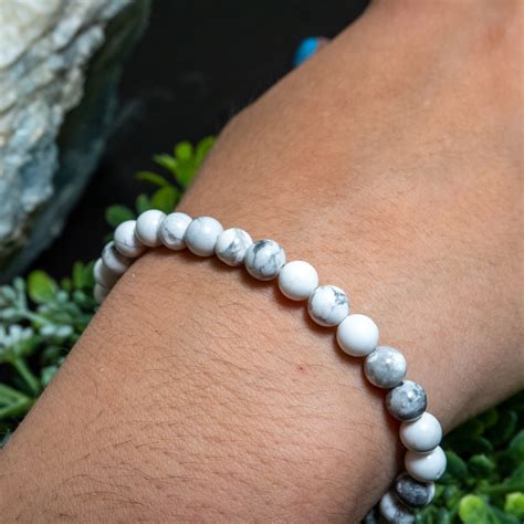 Howlite Bracelet 6mm The Crystal Council