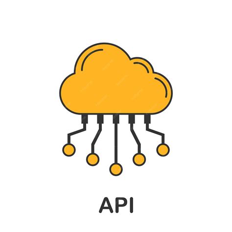 Premium Vector Api Icon In Flat Style Software Integration Vector