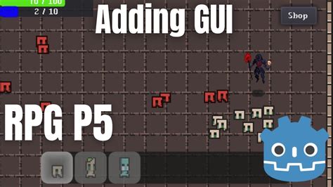 Adding Gui And Working Health Bar Part 5 Godot Engine Tutorial 2d Youtube