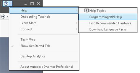 Introduction To Using Inventor S Programming Interface