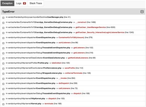 symfony 4 4 error on fosuserbundle installation stack overflow