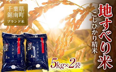 令和6年度産 新米 【ブランド米】地すべり米 こしひかり 精米 10kg（5kg×2袋）白米 お米 ご飯 米 千葉県 鋸南町 F22x 129