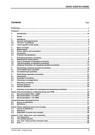 ISO IEC Guide Uncertainty Of Measurement Part Guide To The Expression Of