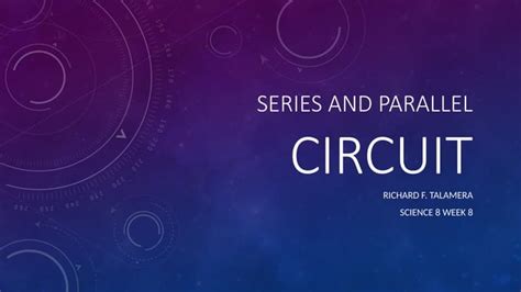 Series And Parallel Circuitpptx Grade 8 Science Pptx Computer Networking Computing