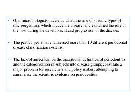 Classification Of Periodontal Diseases Includes 2017 Pptx Dental Health Diseases And