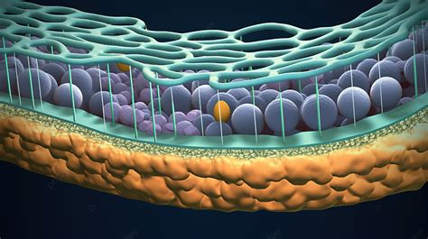 An Image Of A Cell Membrane And Its Parts Background Picture Of A Cell