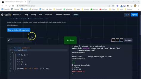 Online C Compiler How To Copy And Paste C Code To Compiler Youtube