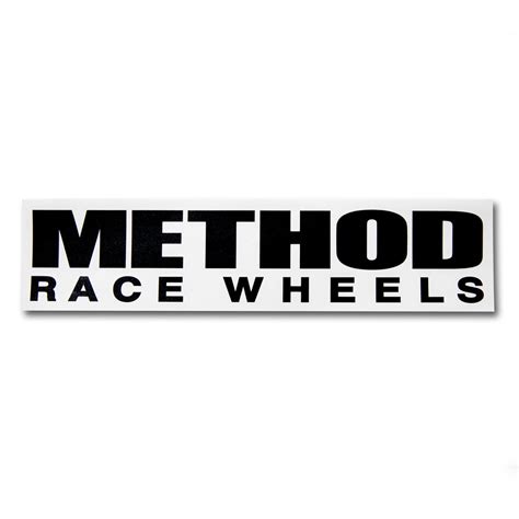 Method Brand Logo Die Cut Sticker Ap F0016 Method Race Wheels
