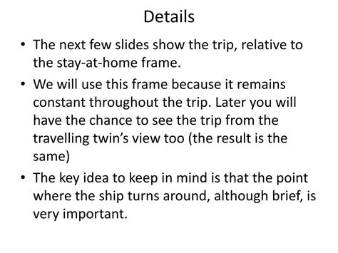 Ppt The Twin Paradox Powerpoint Presentation Free Download Id 3488476