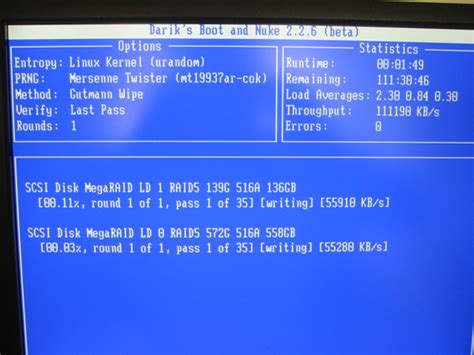 Wiping Disk Drive Data With Darek S Boot And Nuke Prefetch Technologies