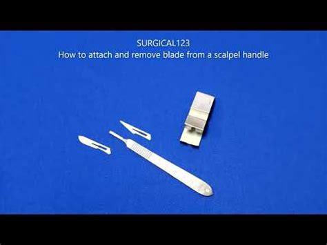 Scalpel Blade Safe Removal Surgical Scalpel Handle Blades