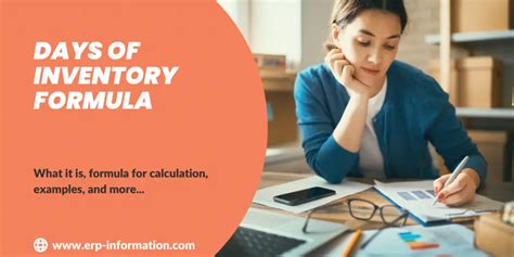 What Is The Days Of Inventory Formula Importance And Example