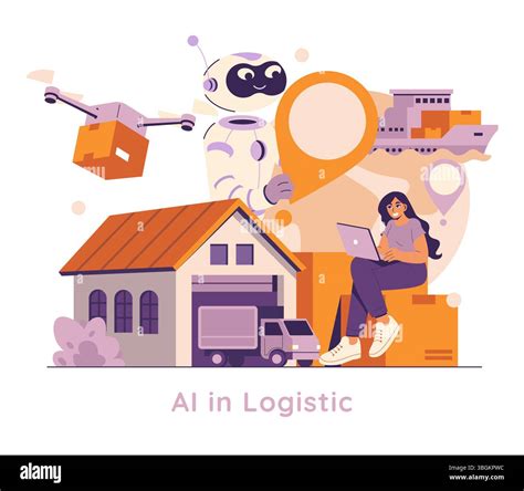 Ai In Logistics Revolutionizes Supply Chain Management Through Technology Integration Drones