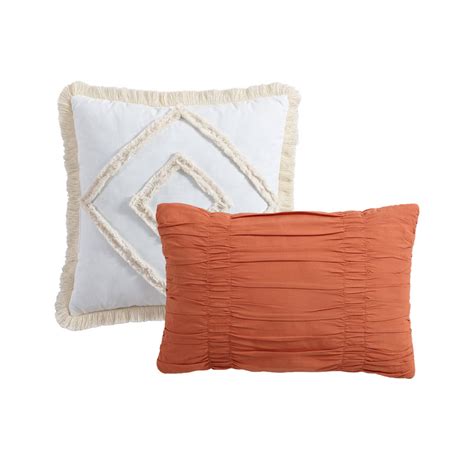 Rust Rukai 100 Cotton Comforter Set W008080526 Buybuyfurniture