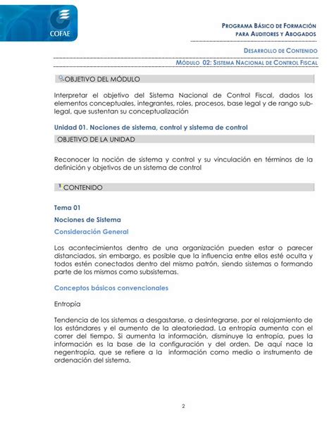 pdf mÓdulo 02 sistema nacional de control fiscal · en sentido amplio