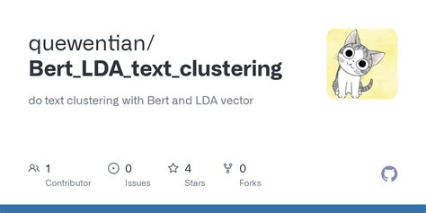 bert lda text clustering preprocess py at main · quewentian bert lda text clustering · github