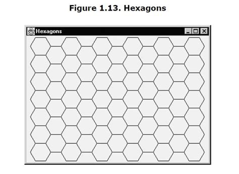 Solved Write A Program That Draws A Pattern Of Hexagons Chegg