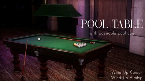 Pool Table The Glamour Dresser Final Fantasy XIV Mods And More