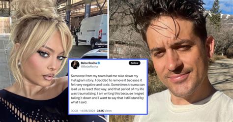 Loser Bebe Rexha Drags G Eazy In Furious Beef On Her Instagram Story