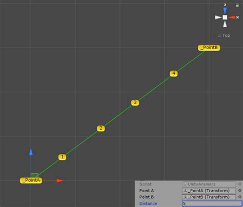 Figuring Out Positions Within A Distance Between Two Points Questions And Answers Unity