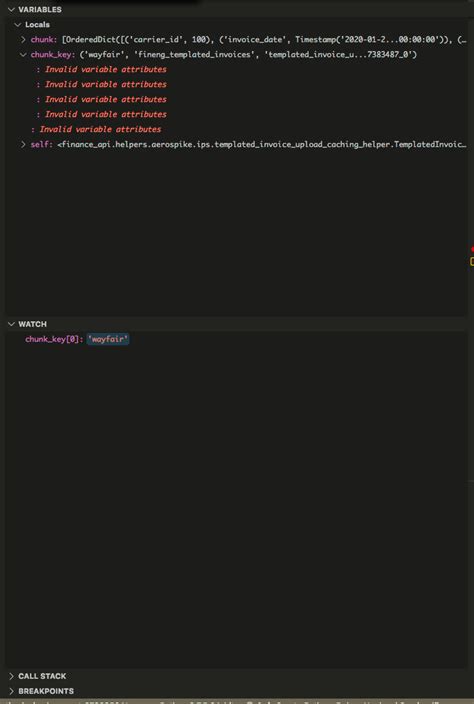 Python Variable Attributes Not Showing Up In Debugger Rvscode