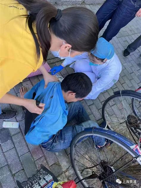 男子路口倒地不起，幸好遇到他！