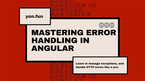 Master Angular Error Handling A Comprehensive Guide Rangular2