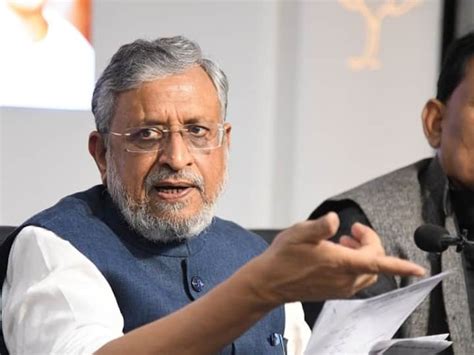 Sushil Kumar Modi Told Why Action Is Not Taken Against Sudhakar Singh