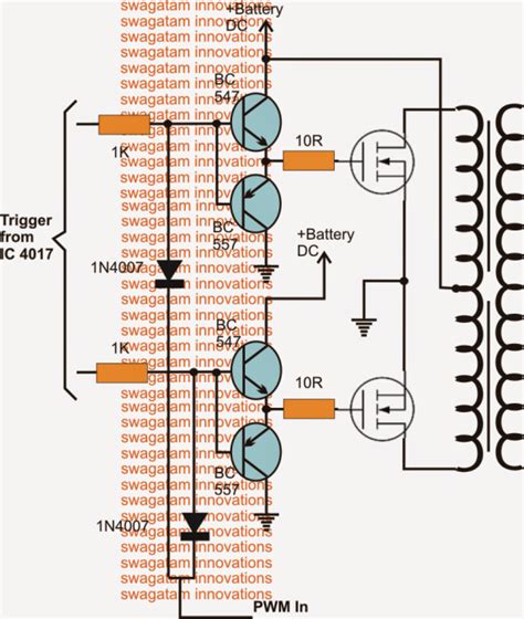 How To Upgrade A Low Power Inverter To A High Power Inverter Using A Simple Circuit Making