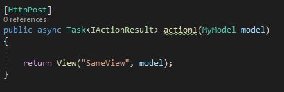 C ASP NET Core MVC Controller Returning The Model Parsed On Querystring Stack Overflow