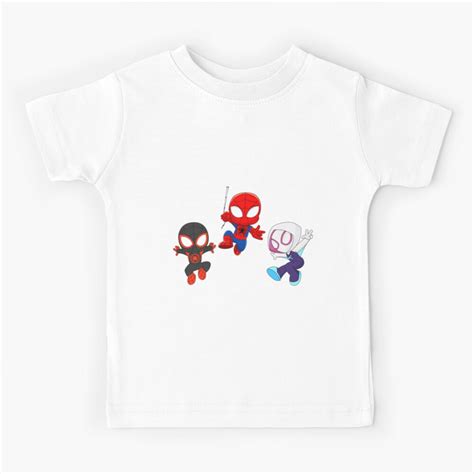 Camiseta Para Niños Spidey Increíbles Amigos Arañas Bebés Araña