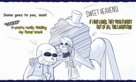 Old Comic I Made Where Sans And Papyrus Met Brook From One Piece Rundertale