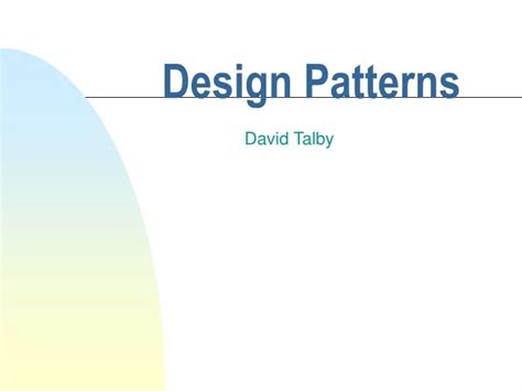 PPT Design Patterns Lecture Summary PowerPoint Presentation Free Download ID