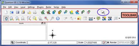 QGIS Workshop Toolbars