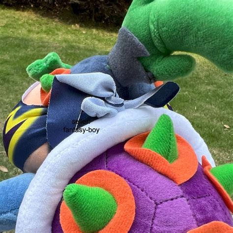 27cm Super Bros Wonder Plush Toy Dark Bowser Jr Jr Stuffed Animal Doll