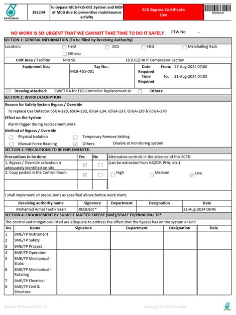 1b Scpd Gas Detector Replacement Pdf