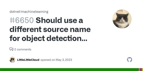 Should Use A Different Source Name For Object Detection Trainer · Issue 6650 · Dotnet