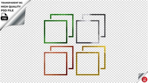 Premium Psd Ios Browsers Outline Metallic Green Gold Shining Leather