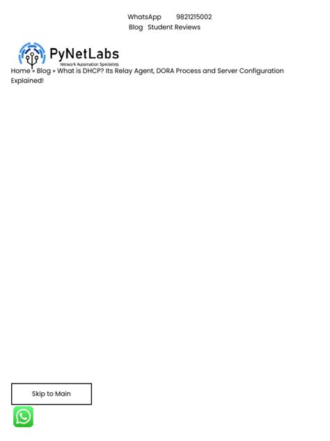 What Is Dhcp Relay Agent Dora Process A Complete Guide Pdf Ip