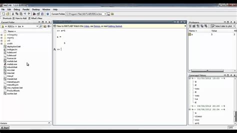 Video Aula Matlab Introdução Youtube