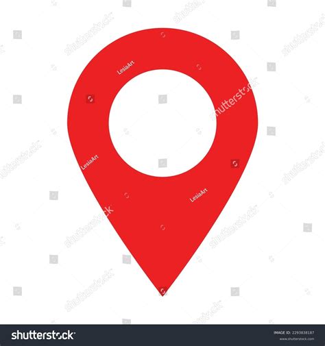 Red Pin Icon Modern Map Marker Stock Vector Royalty Free Shutterstock