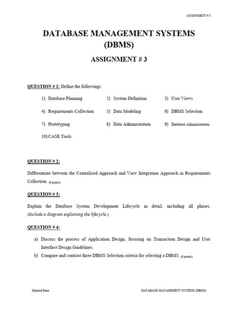 assignment 3 pdf databases data model