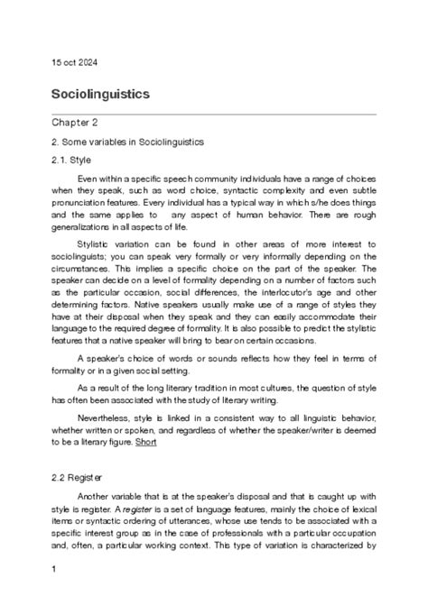 Sociolinguistic Unit 2 Pdf