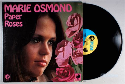 Marie Osmond Paper Roses 1973 Vinyl Lp •play Graded• Debut