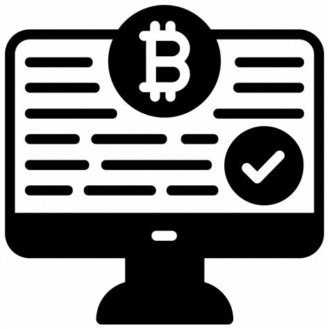 Bitcoin Accepted Approved Acknowledged Allowed Admitted Icon