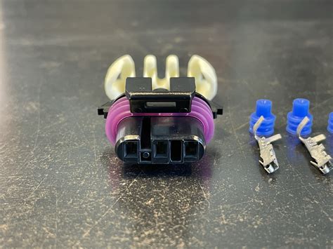 LS1 Crank Cam And MAP Sensor Connector Black PT Motorsport