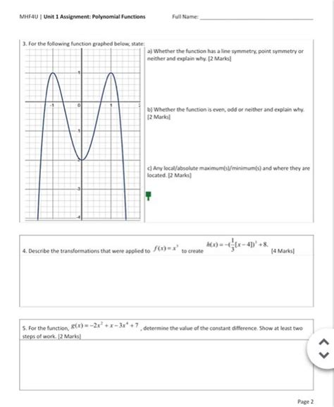 Solved 2 For The Quartic Function With The Zeros At −52