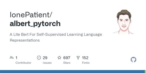 Github Lonepatient Albert Pytorch A Lite Bert For Self Supervised