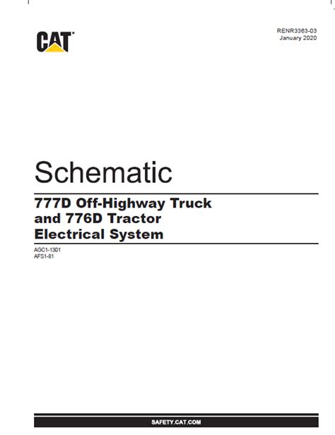 En Cat Off Highway Truck 777d Off Highway Truck And 776d Tractor