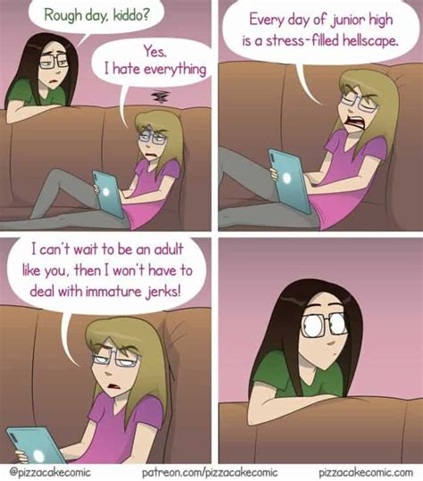 45 Relatable Comics About Life From The Female Perspective From Pizza